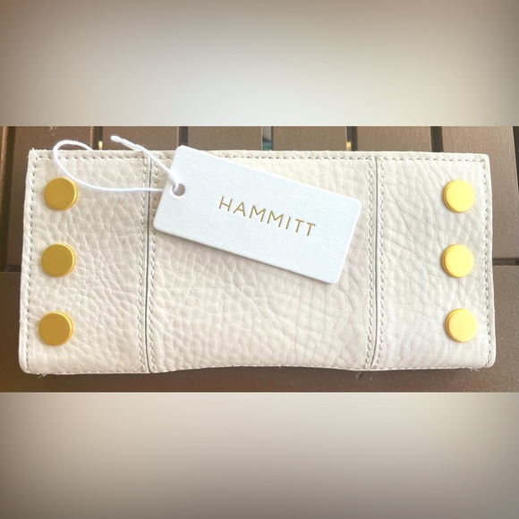 Hammitt | Bags | Hammitt 1 North Calla Lily White Leather Brushed Gold ...